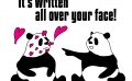 英語のイディオム：all over one’s faceの意味と使い方