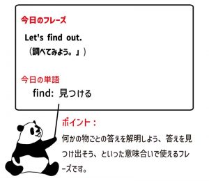 英語のイディオム：find outの意味と使い方 | eigo-lab(えいご研）