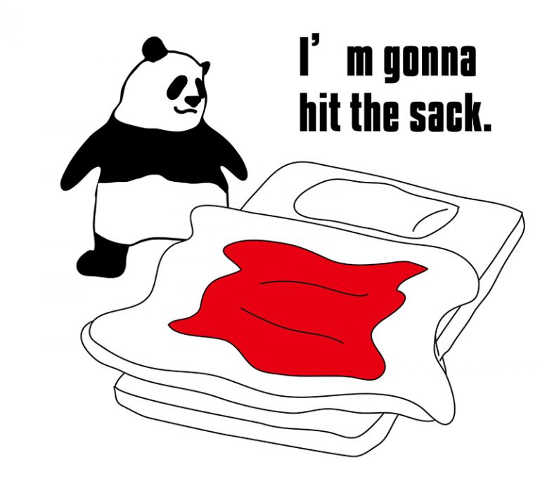 英語のイディオム：hit the sackの意味と使い方 | eigo-lab(えいご研）