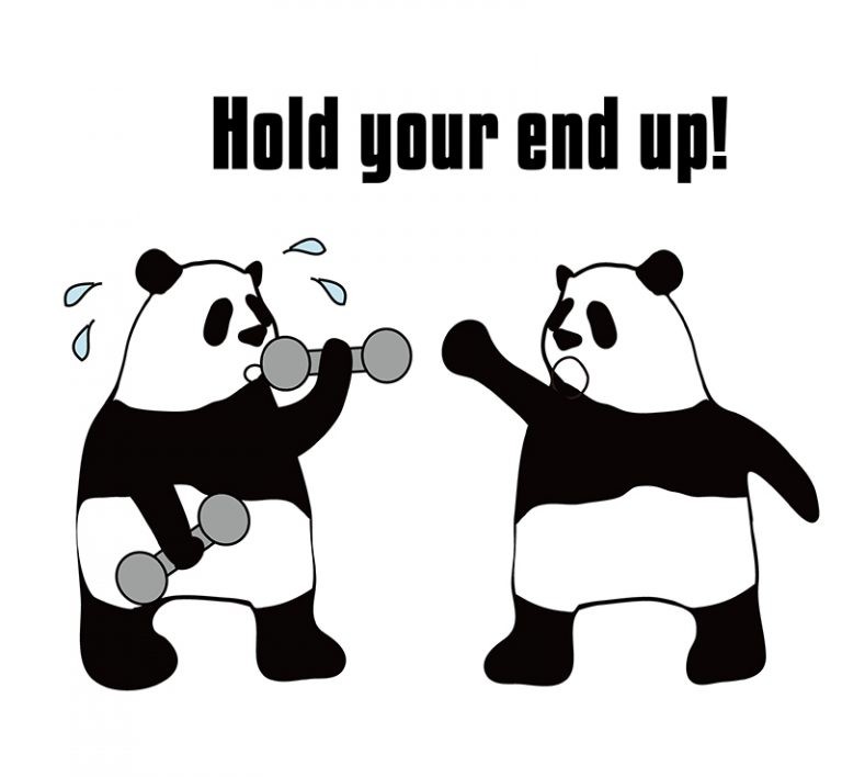 hold one’s end upの意味と使い方 | eigo-lab(えいご研）