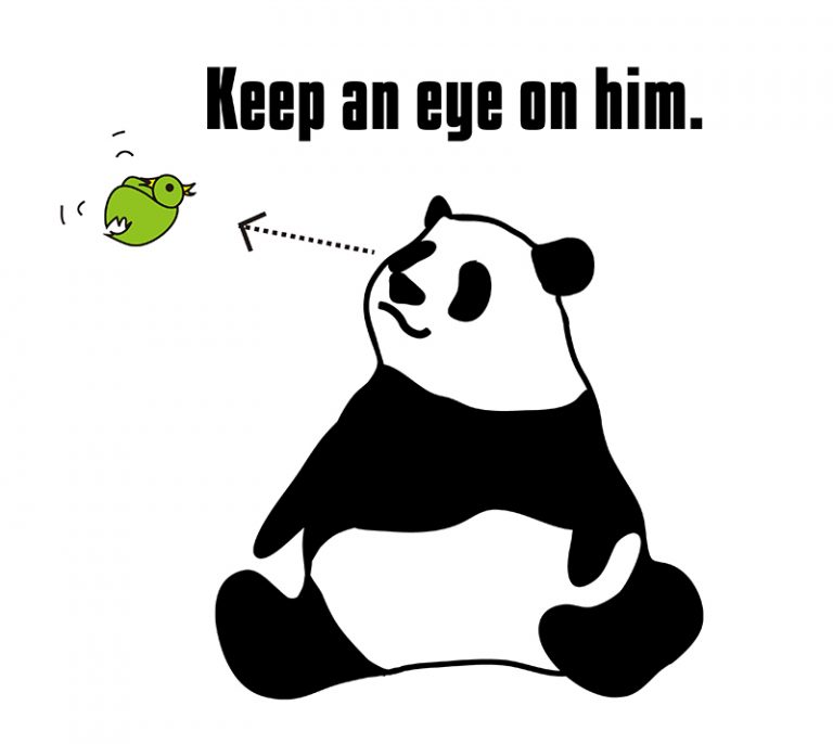 英語のイディオム：keep an eye onの意味と使い方