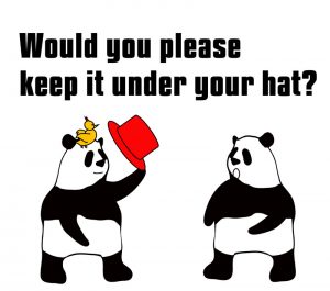 keep under one’s hatの意味と使い方 | eigo-lab(えいごラボ）