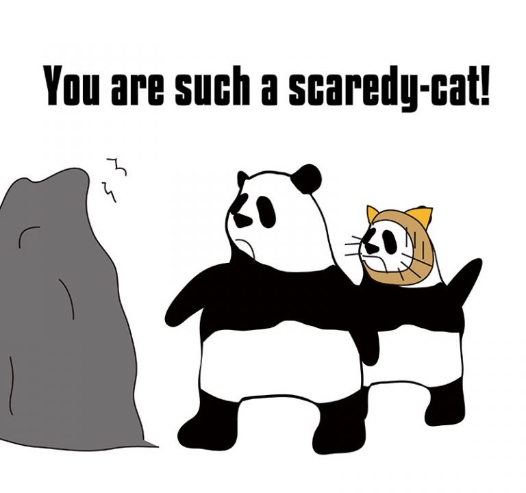 英語のイディオム：scaredy-catの意味と使い方 | eigo-lab(えいご研）