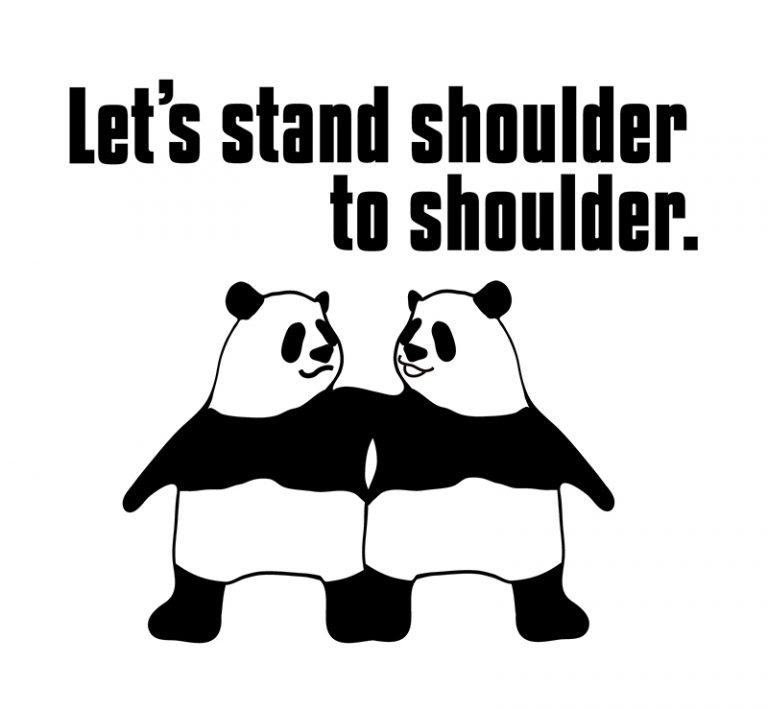 イディオム: shoulder to shoulderの意味と使い方