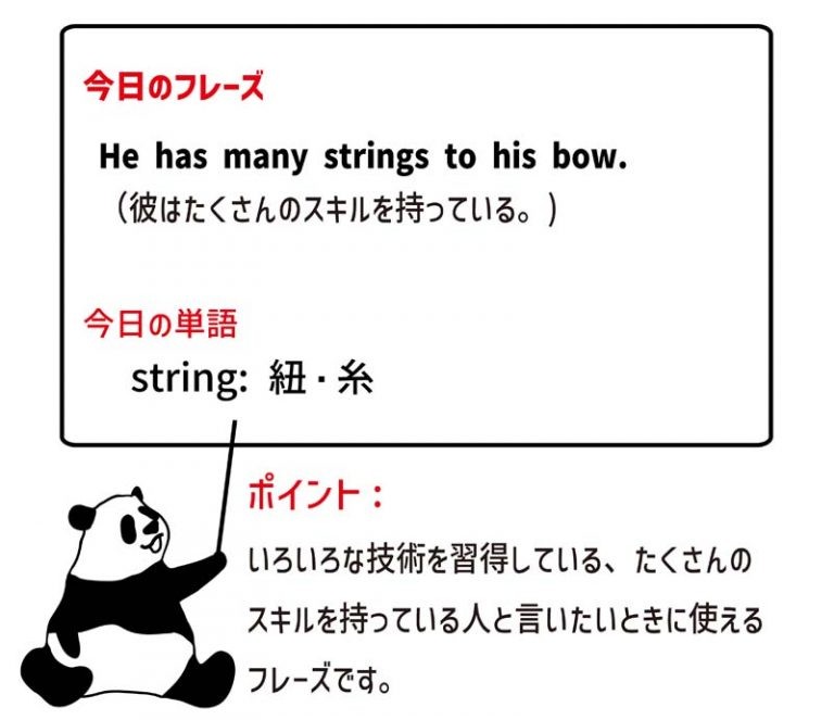 string to one’s bowの意味と使い方 | eigo-lab(えいご研）