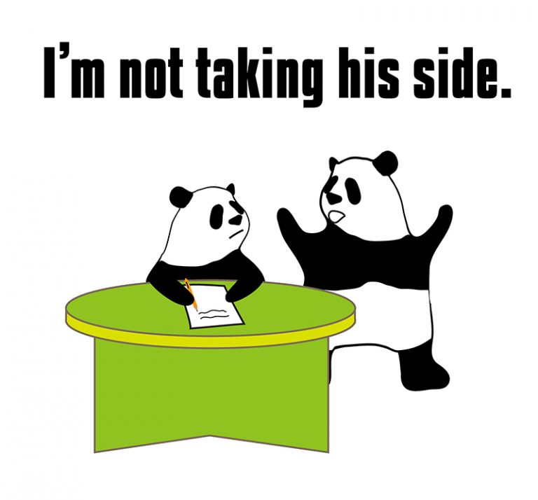 take someone’s sideの意味と使い方 | eigo-lab(えいご研）